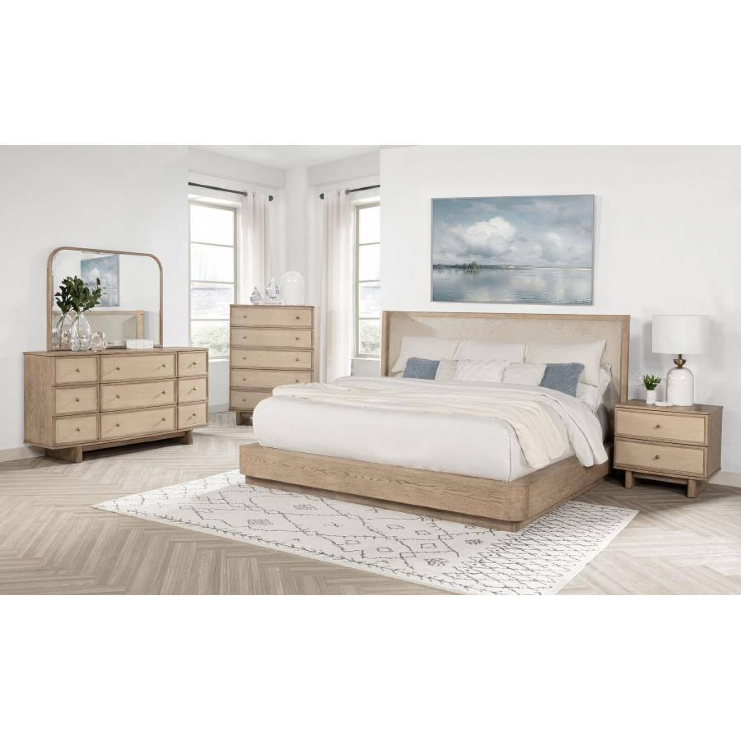Beige king bedroom sets store