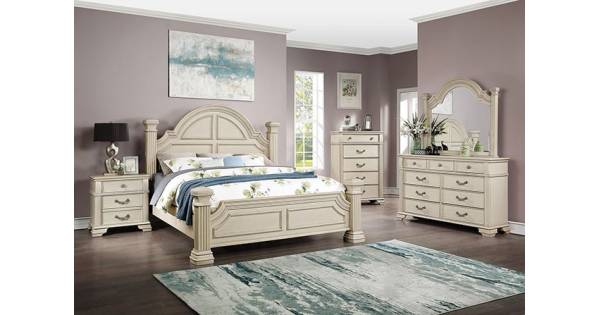 FOA7144WH-EK-4PC 4PC SETS PAMPHILOS E.King BED