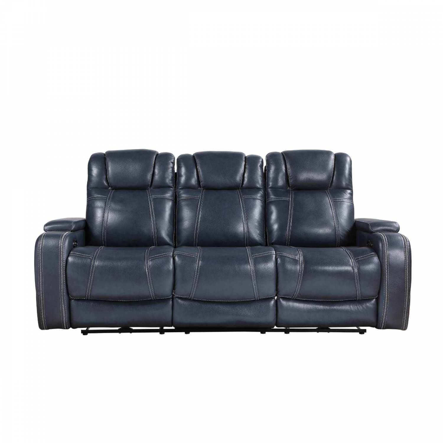 Reclining sofa with storage arms store