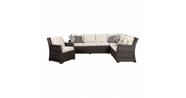 Ashley Furniture Easy Isle Sectional Sofa with Club Chair