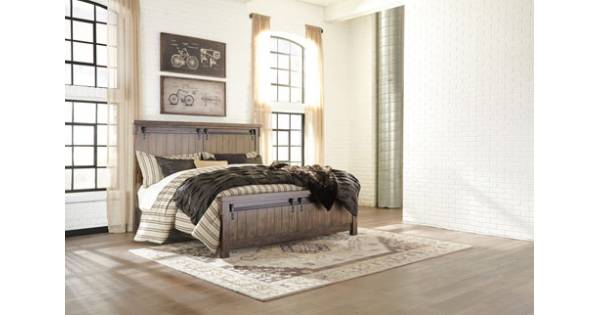 Lakeleigh king panel bed store